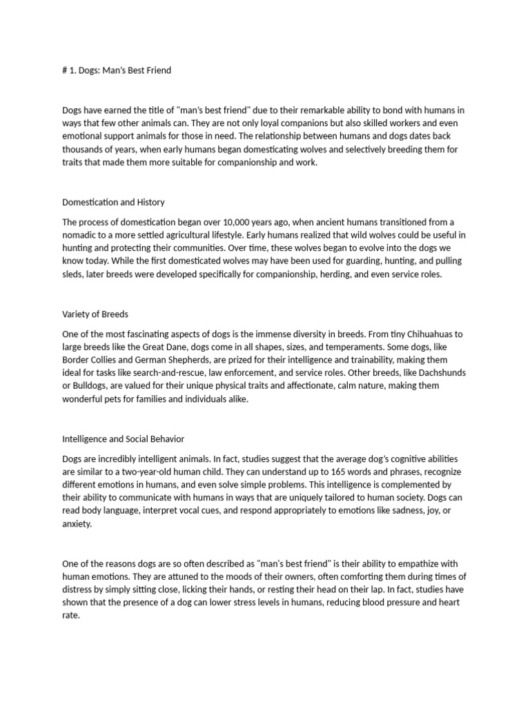 Dogs | PDF | Dogs | Dog Breeds