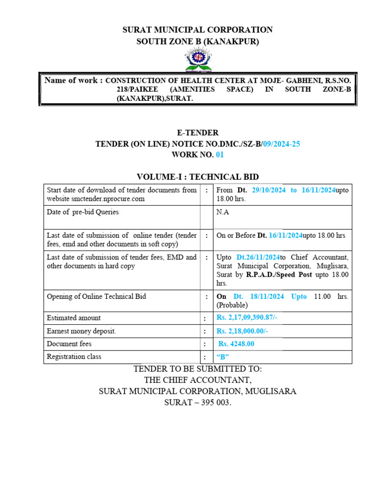 Technical Bid | PDF | Specification (Technical Standard)