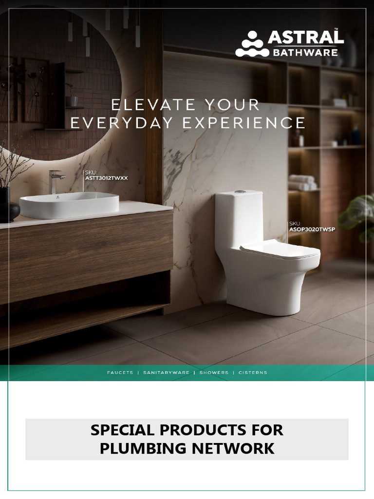 Astral Bathware - Products Open For Plumbing Network | PDF