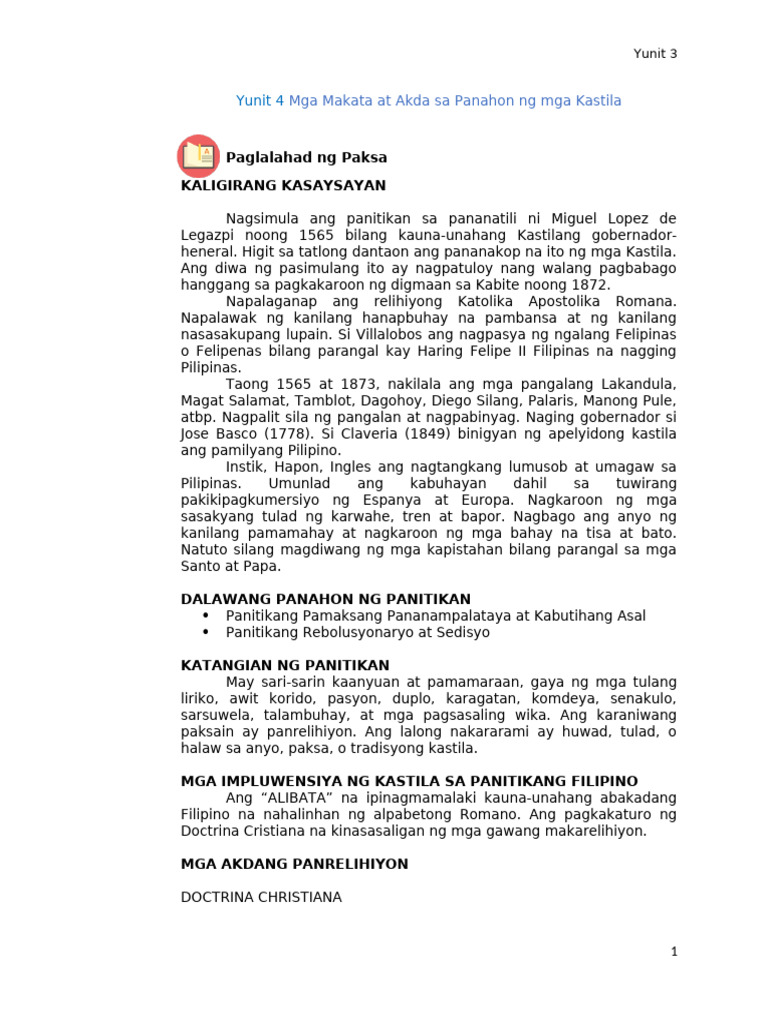 Mga Makata at Akda Sa Panahon NG Mga Kastila | PDF