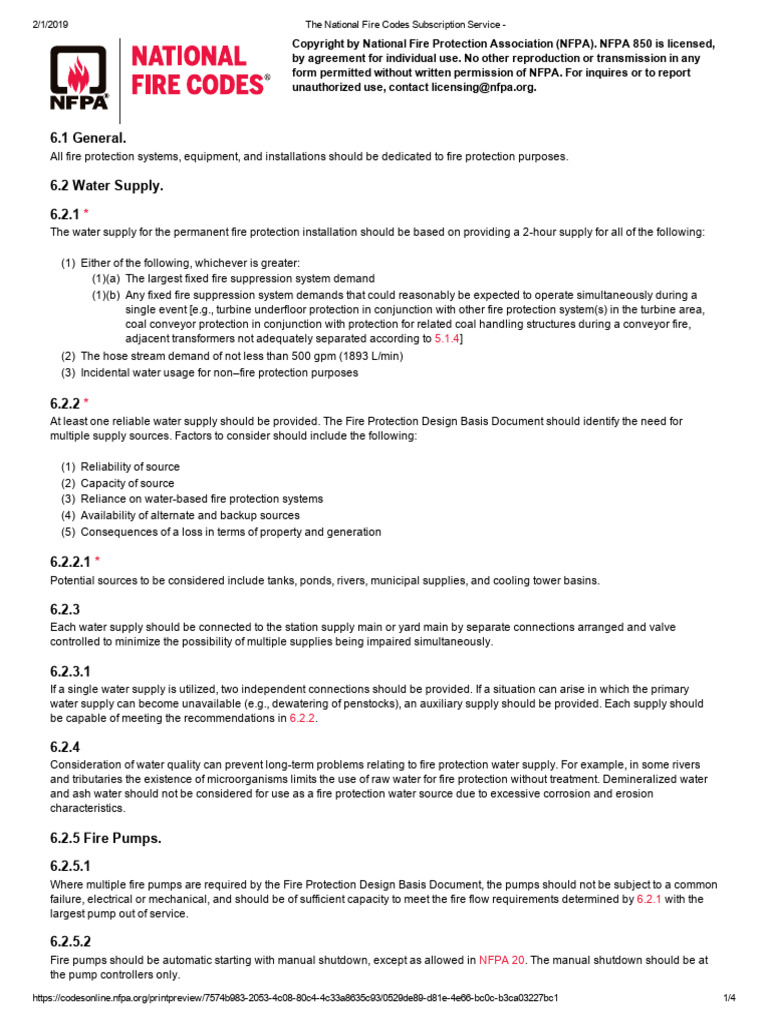 9.chapter 6 General Fire Protection Systems and Equipment | PDF | Safety