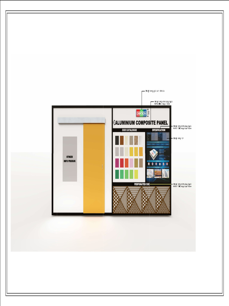 Gambar Kerja Display ACP Banjarbaru | PDF