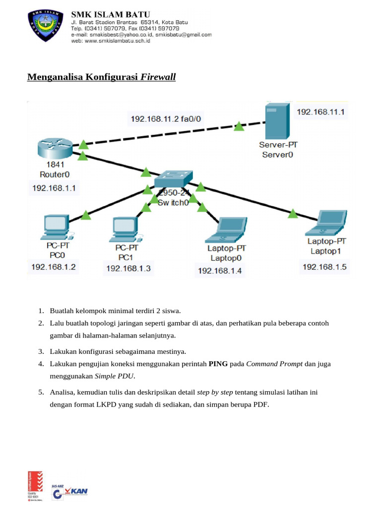 Analisa Konfigurasi Firewall - Surnda | PDF