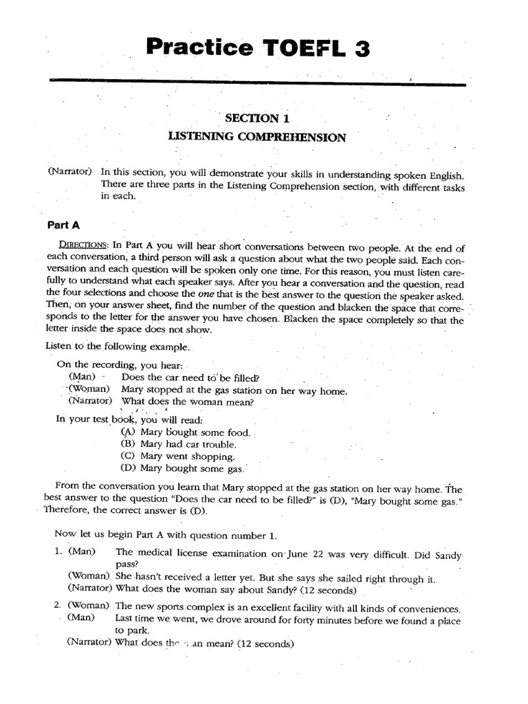 Listening Transcripts | PDF