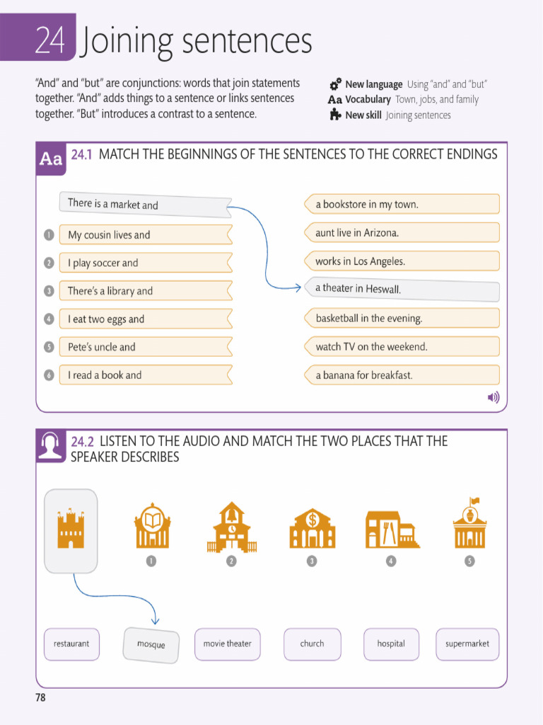 Mastering Conjunctions: "And," "But," "Because" | PDF | Language Arts & Discipline