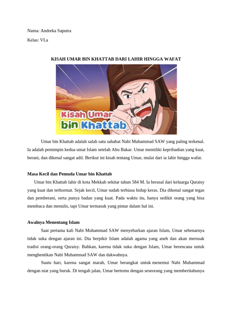 Kisah Umar Bin Khattab | PDF