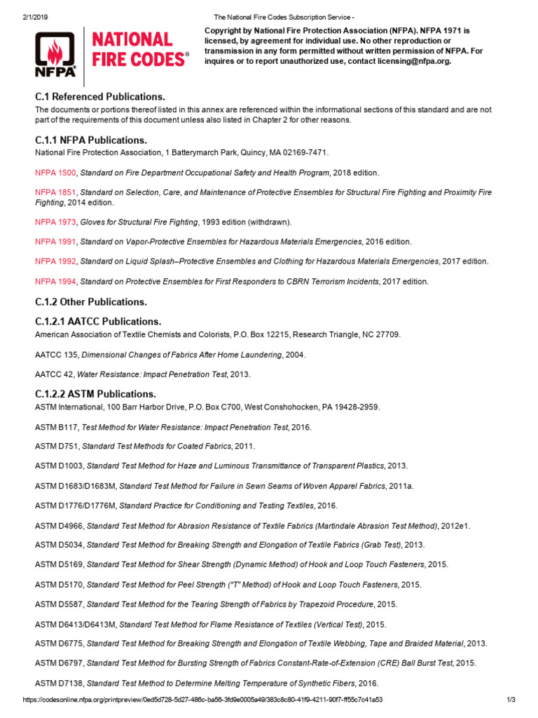 Annex C Informational References | PDF | Textiles | Personal Protective ...
