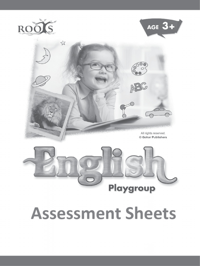 Playgroup English Assessment Sheets | PDF