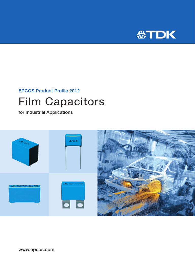 Industrial Film Capacitors Guide | PDF | Capacitor | Power Supply