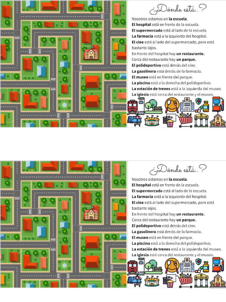 la ciudad - vocabulario | PDF