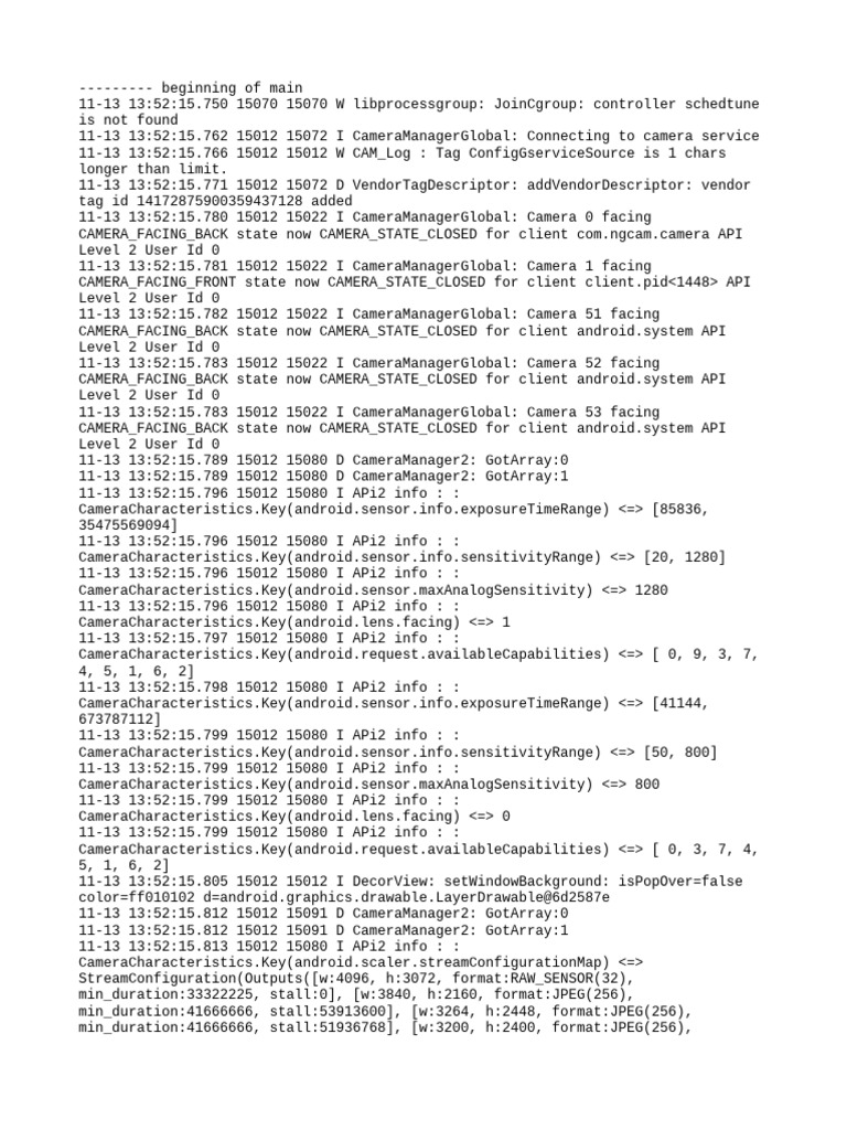 Log Cat 1731477135724 | PDF | System Software | Operating System Families