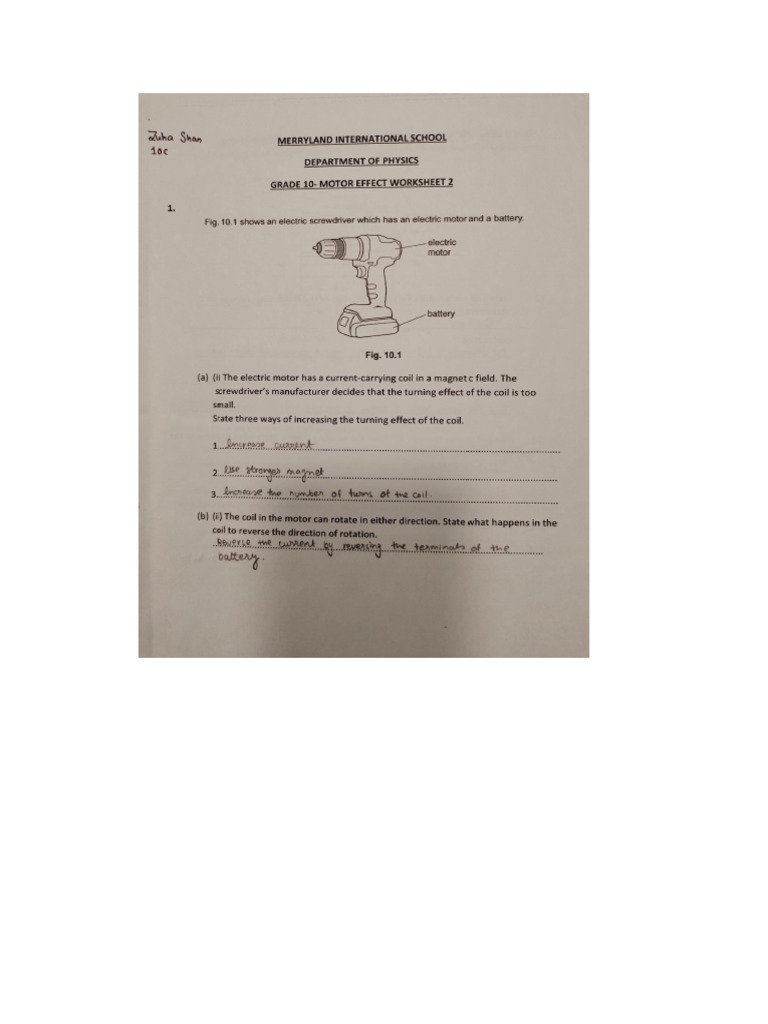 Motor Effect 1 | PDF