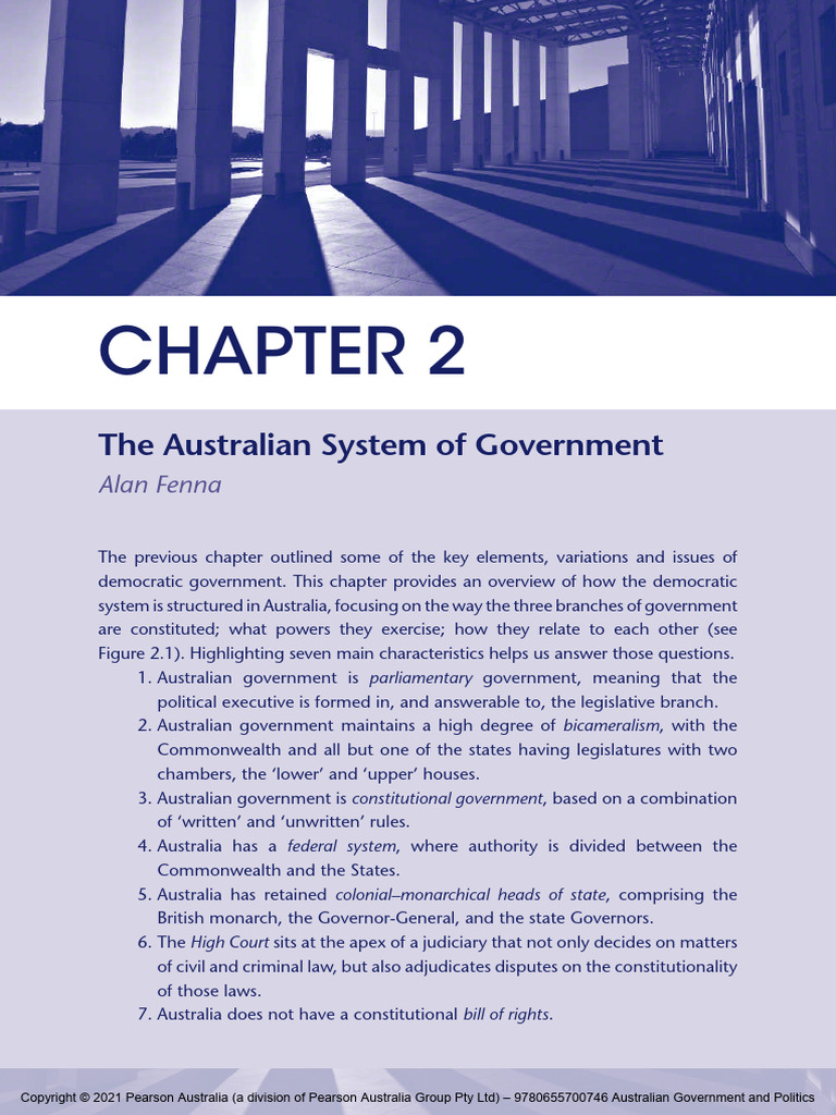 Overview of Australia's Government Structure | PDF | High Court Of ...