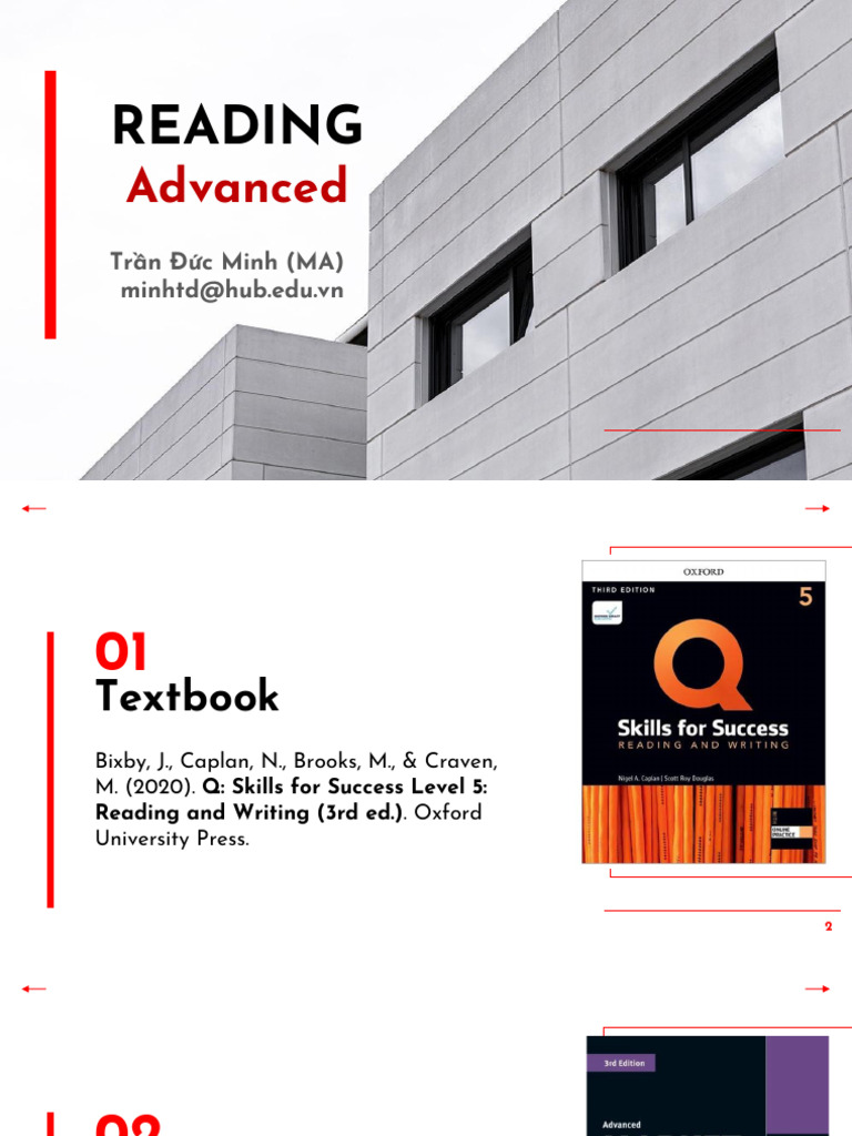 Reading Advanced - Course Introduction | PDF