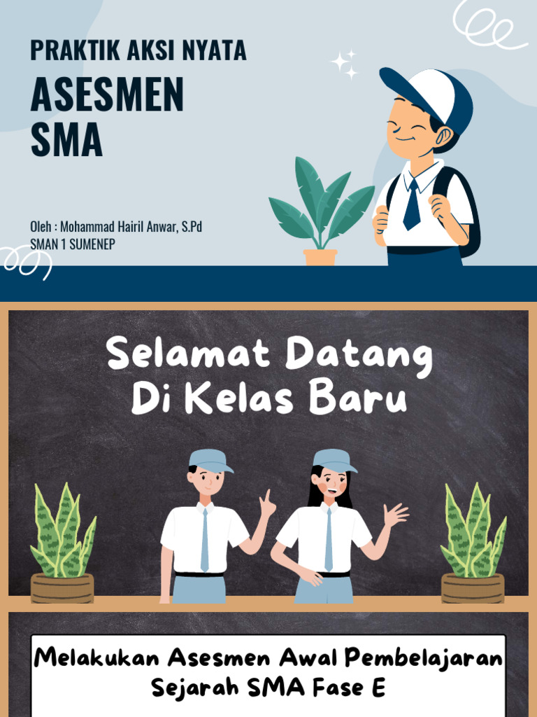 Melakukan Asesmen Awal Pembelajaran Sejarah SMA Fase E - Compressed | PDF