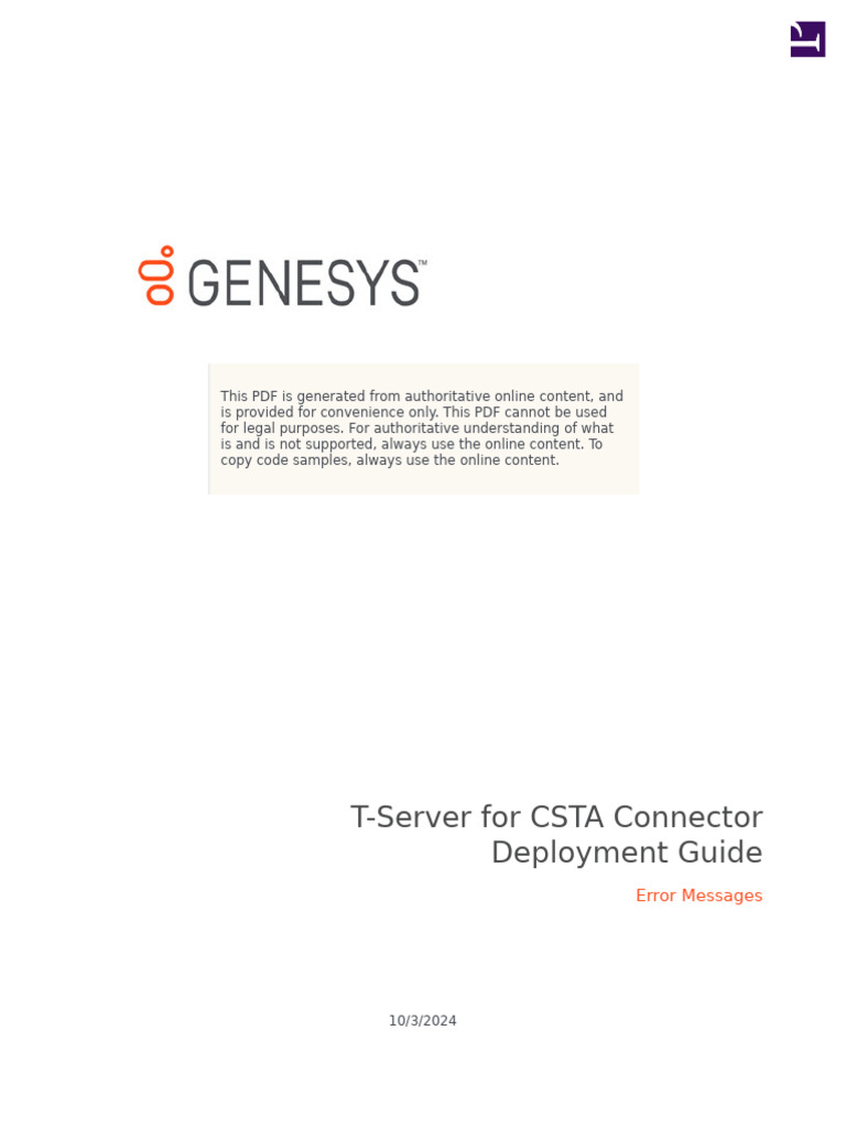 T-Server Error Codes Guide | PDF | Server (Computing) | Internet