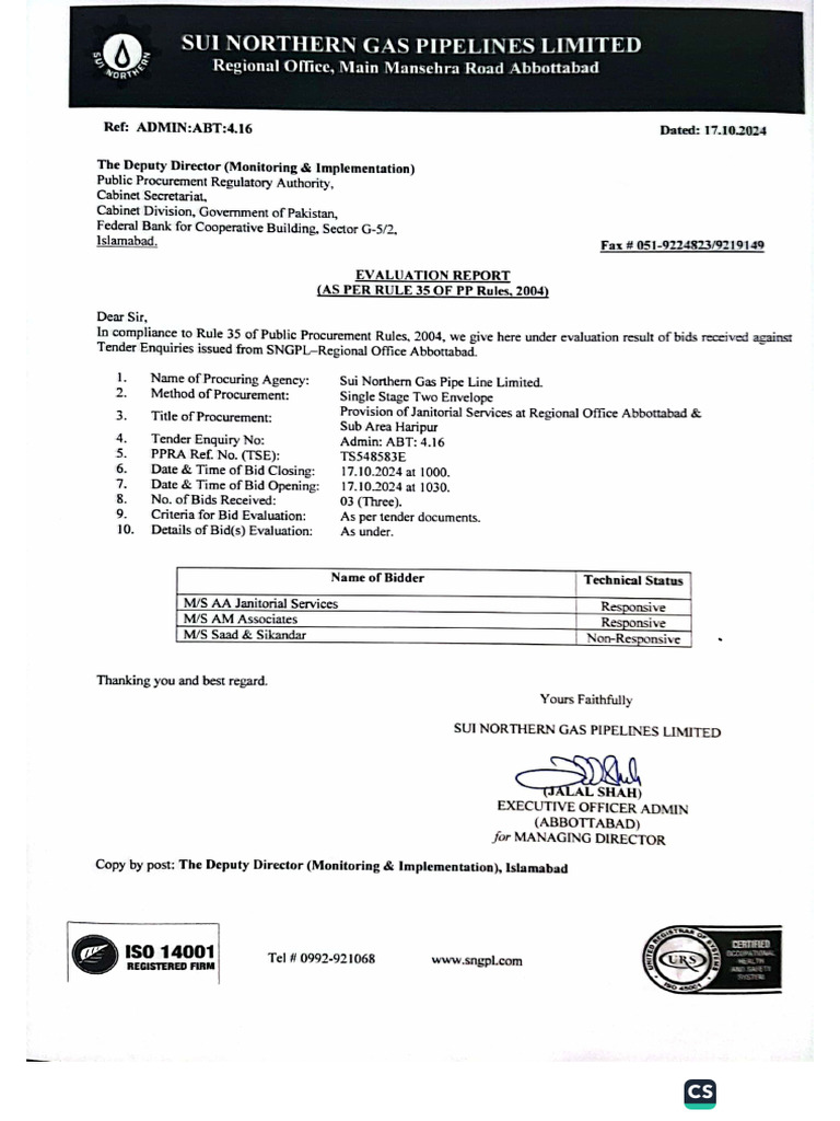 Technical Evaluation | PDF