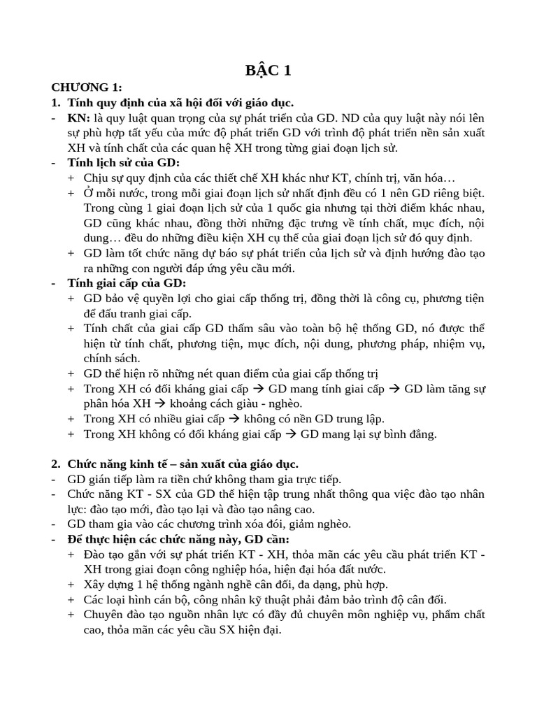 Đề cương GDH (AutoRecovered) | PDF