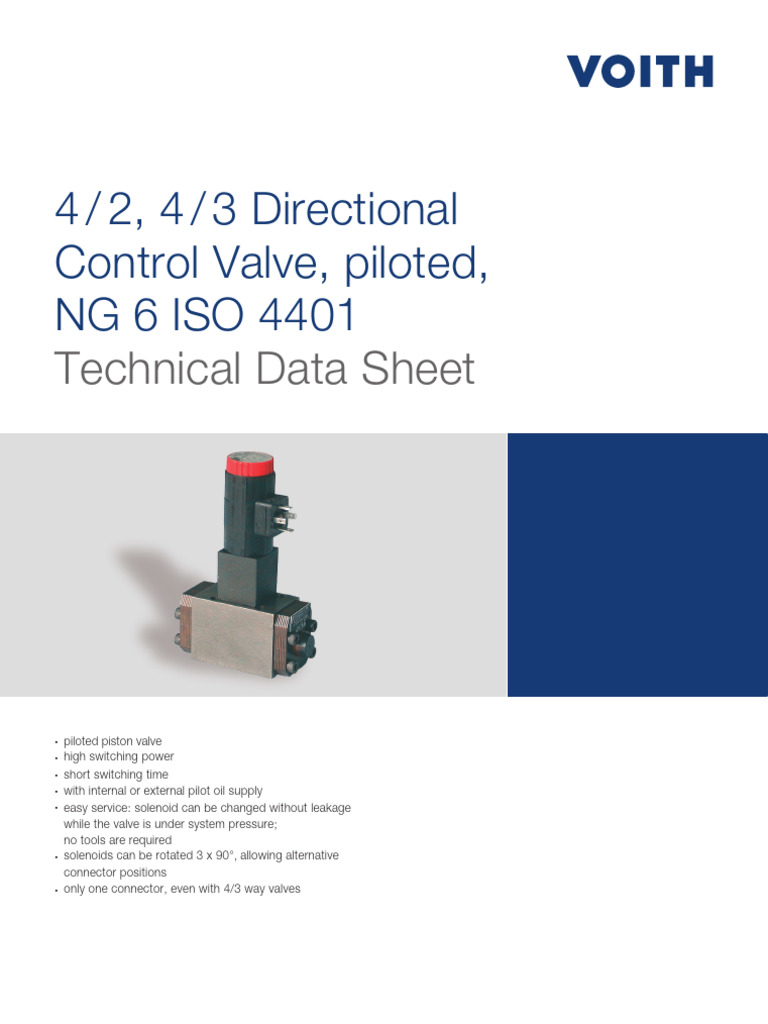 NG6 Piloted | PDF | Valve | Equipment
