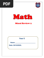 Mathematics Year 5 DLP | PDF