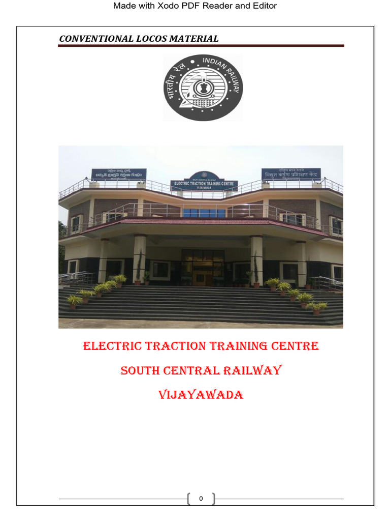 Conventional Locomotive Study Material | PDF | Switch | Relay