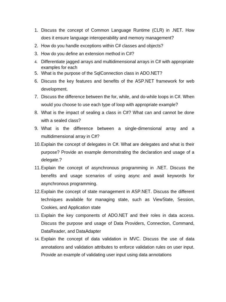 UPDATED QBanks | PDF | C Sharp (Programming Language) | Databases