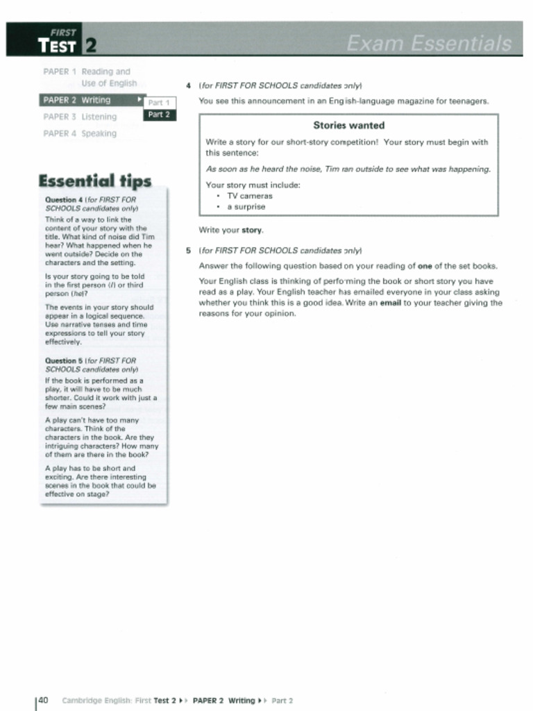 EE1 - Test 2 - Listening 1 Fie | PDF