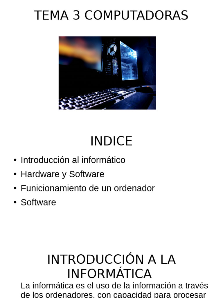 Presentacion C.computacion Os | PDF