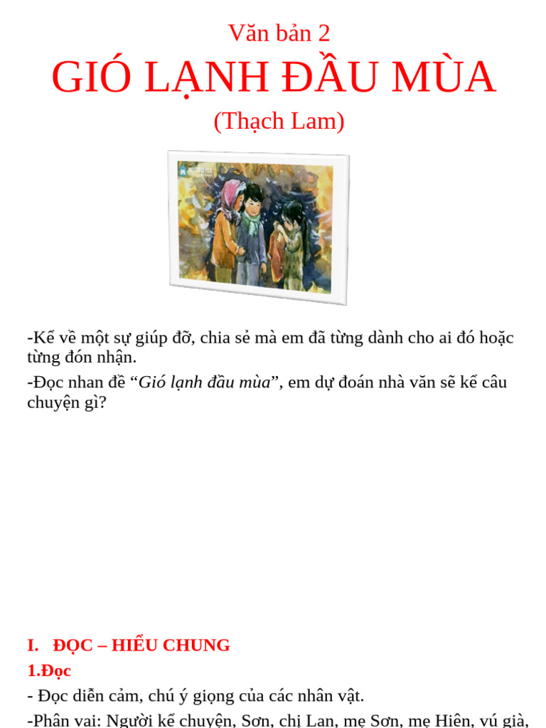 Bai 3 Gio Lanh Dau Mua | PDF