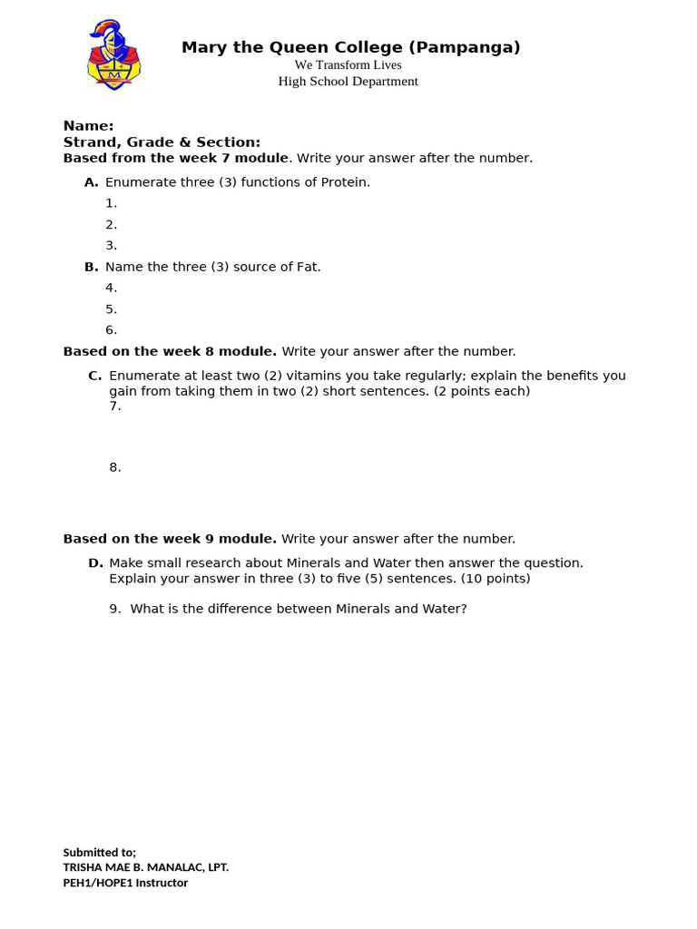 HOPE-week-7-9-homework | PDF