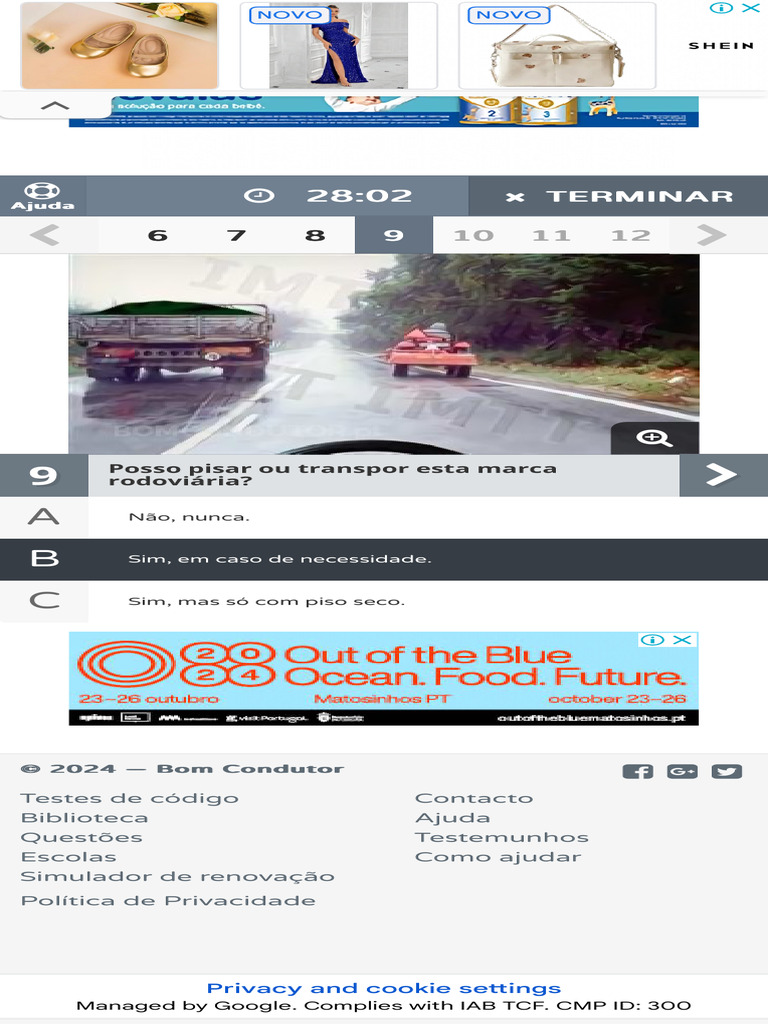 Testes de Código Grátis IMTT 2024 Exames Código Bom Condutor | PDF