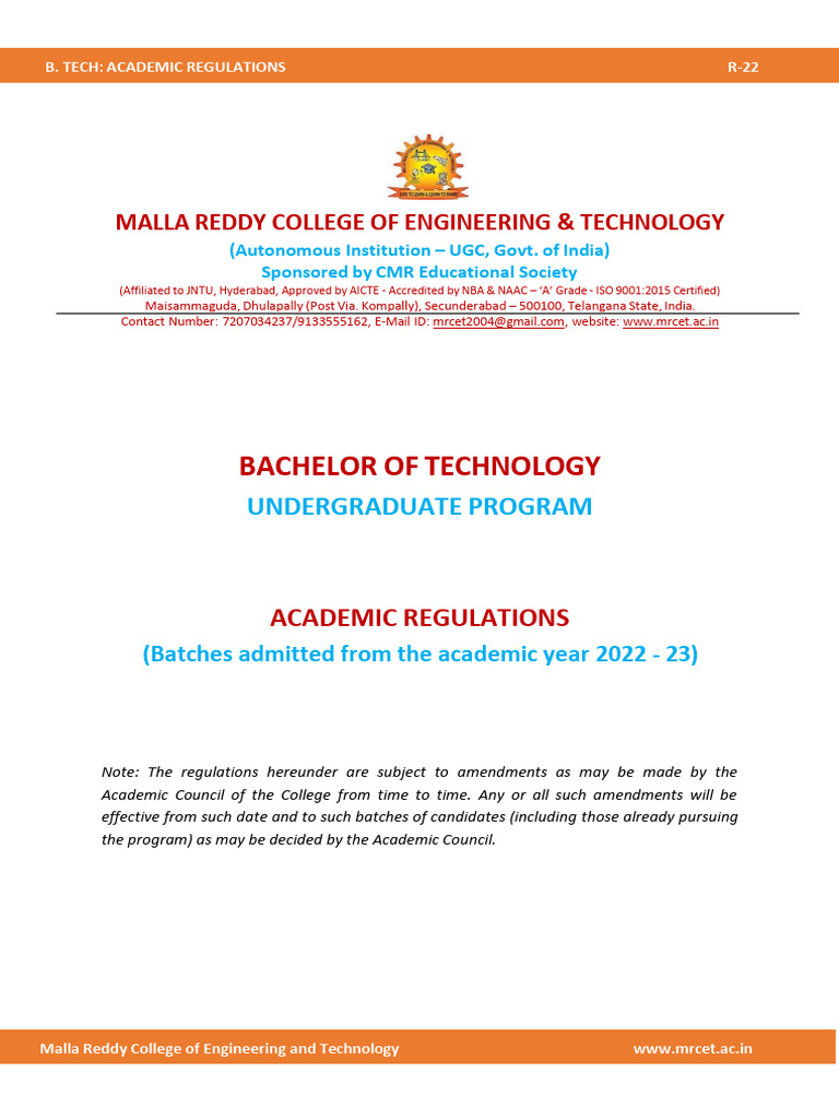 R22 Syllabus Final | PDF | Computer Science | Academic Term