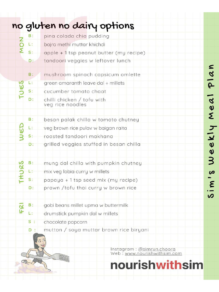 No Gluten No Dairy | PDF