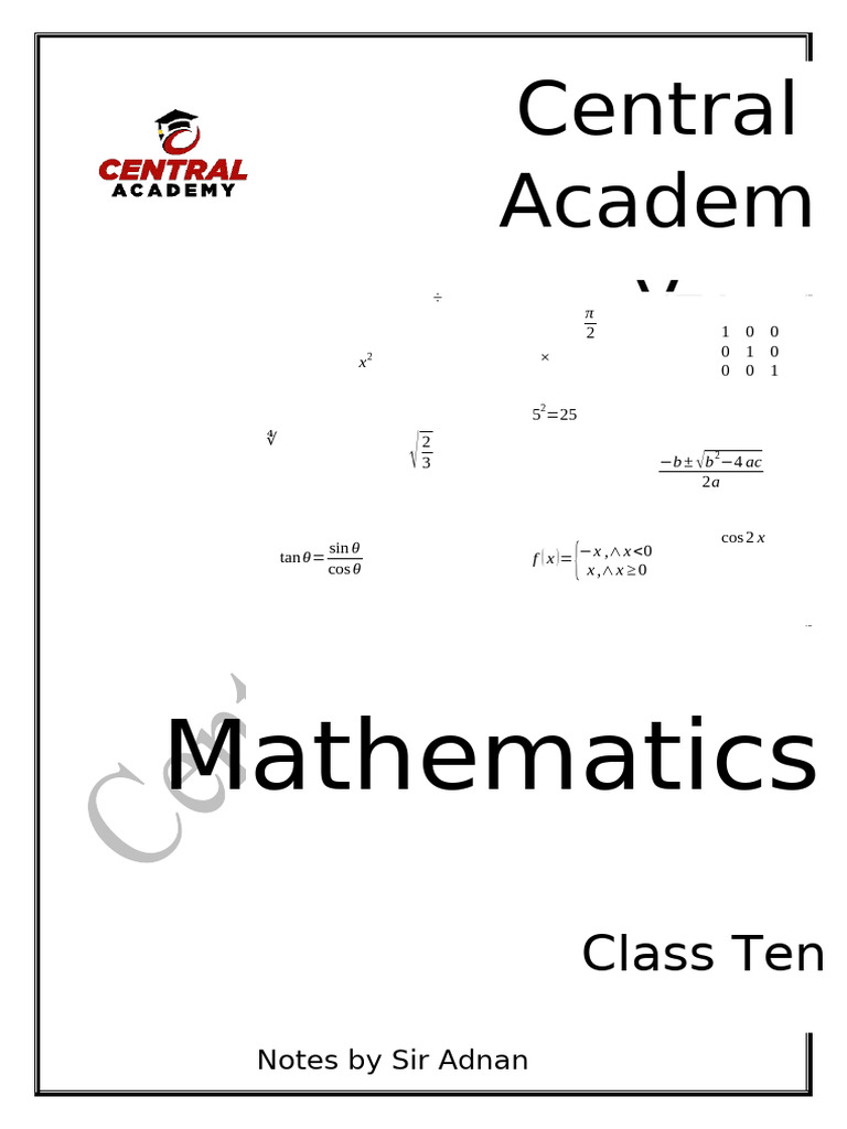 Math Class 10 Pdf 8856