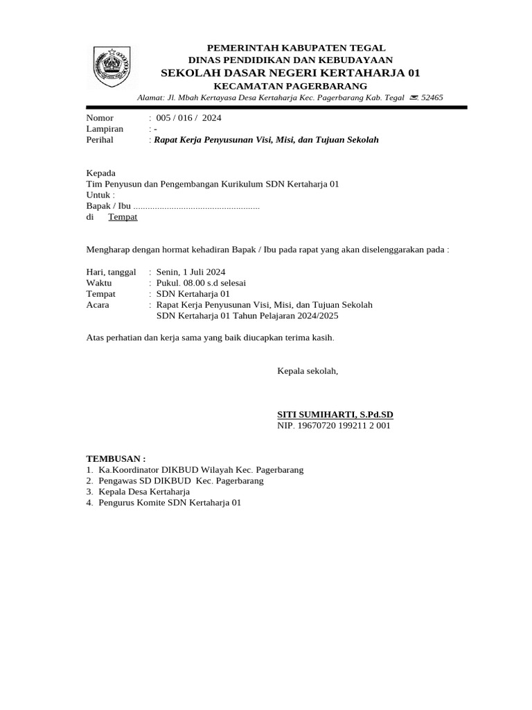 Dokumentasi Rapat Penyusunan Visi-Misi | PDF | Karier & Perkembangan | Ilmu Sosial