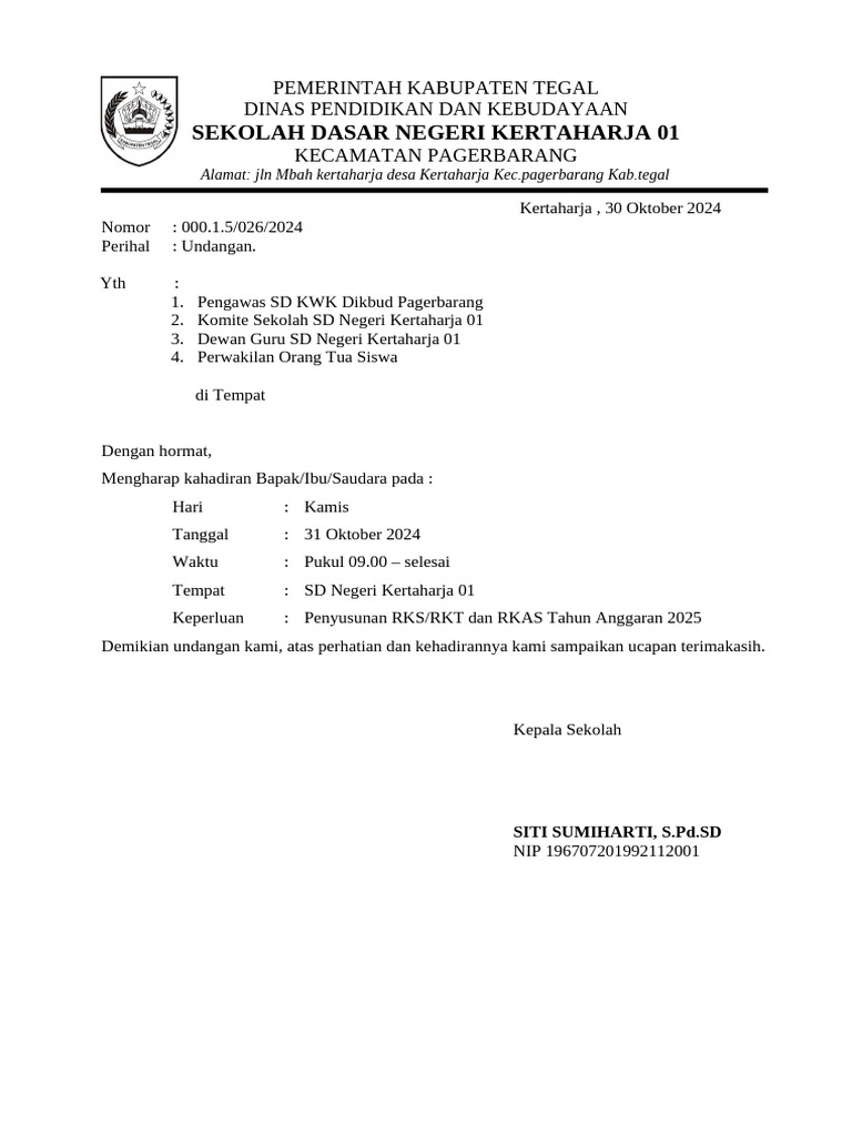 Dokumentasi Rapat Penyusunan RKS-RKT Dan Rkas | PDF