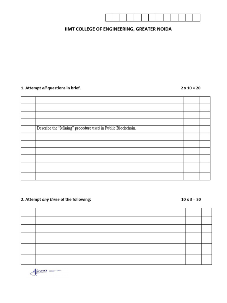 Blockchain KIT-061 PUT B.Tech IT3 | PDF | Computing | Distributed Computing