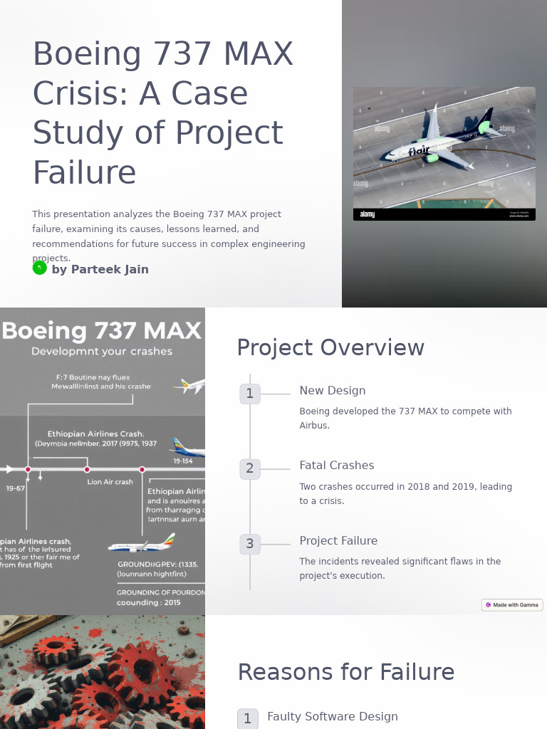 Boeing 737 MAX Crisis A Case Study of Project Failure | PDF | Business | Finance & Money Management