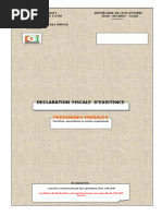 Déclaration fiscale d'existence 2023 | PDF | Impôts | Impôt sur le revenu