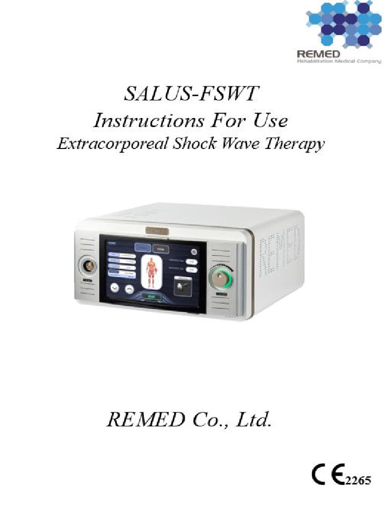 (REMIFU-SFSW) SALUS-FSWT Instructions For Use (Rev. 7) | PDF ...