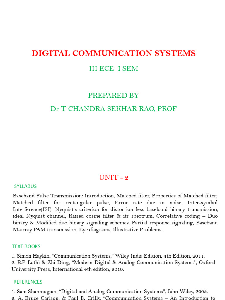 2024 DC Unit 2 - R20 | PDF | Filter (Signal Processing) | Electronics