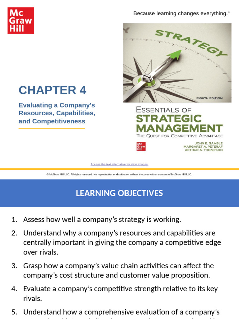 Gamble 8e Ch04 PPT Access | PDF | Swot Analysis | Value Chain