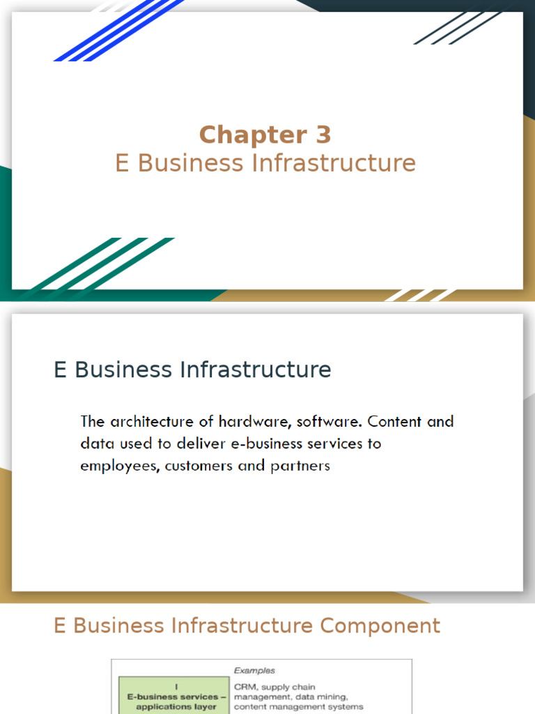 E-Business Infrastructure Guide | PDF