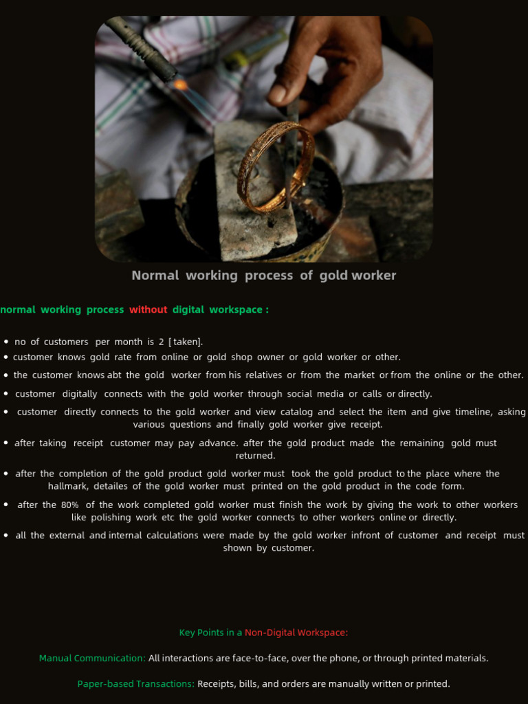 Traditional Goldsmith Workflow | PDF | Law