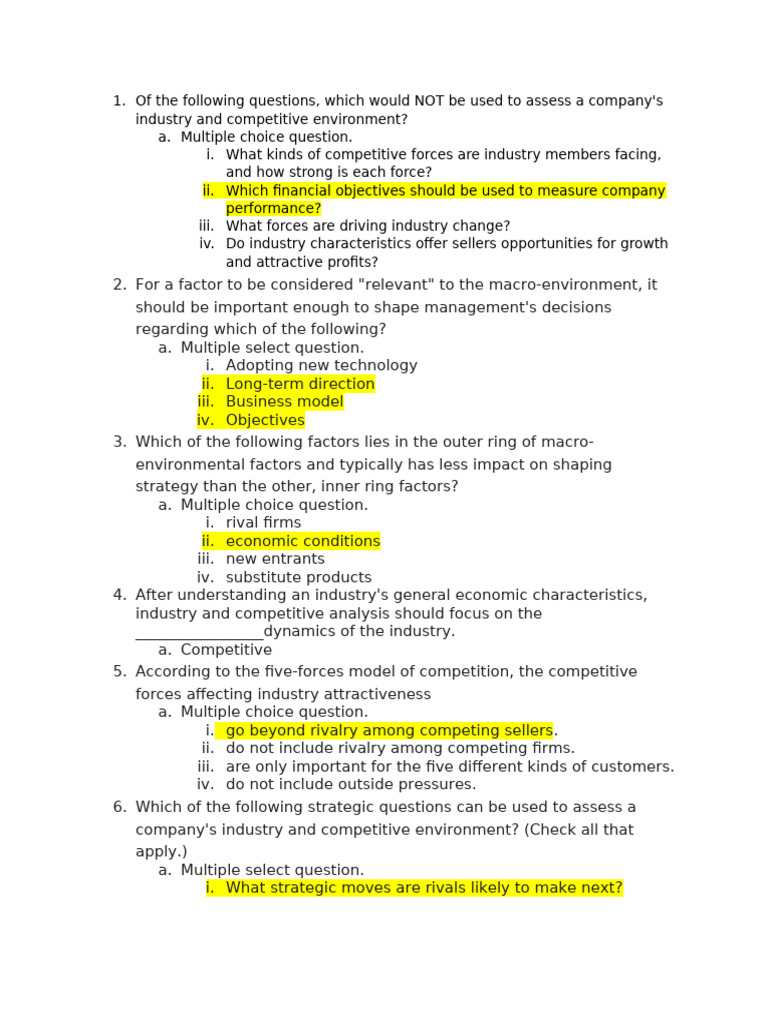 Chpt 3 study guide | PDF | Profit (Economics) | Market (Economics)