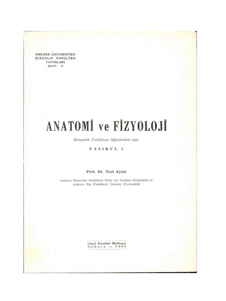 ANATOMI Ve FIZYOLOJI | PDF