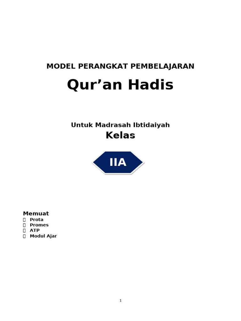 Perangkat Ajar Qurdis | PDF | Agama & Spiritualitas