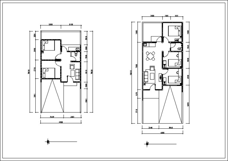 Plot Denah 36 Dan 54 | PDF