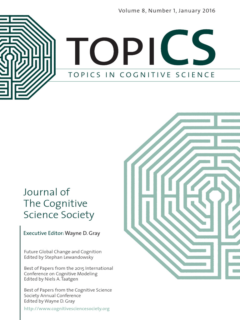 2016-Topics in Cognitive Science | PDF | Science | Psychology
