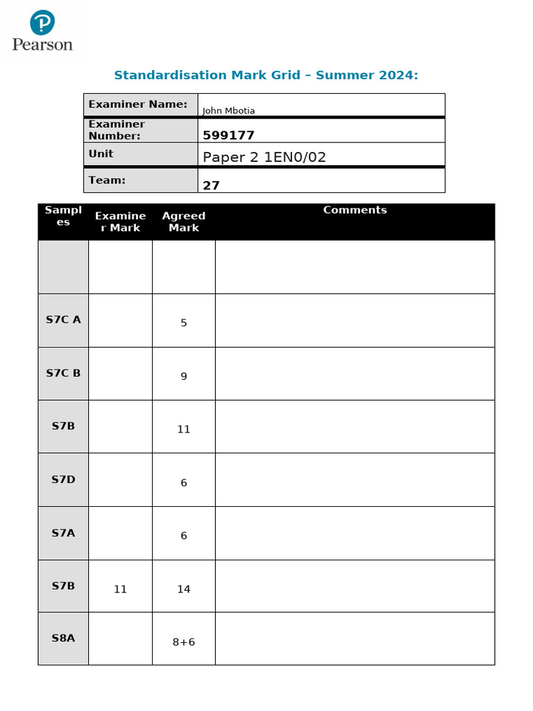 Standardisation Mark Grid | PDF | Technology & Engineering
